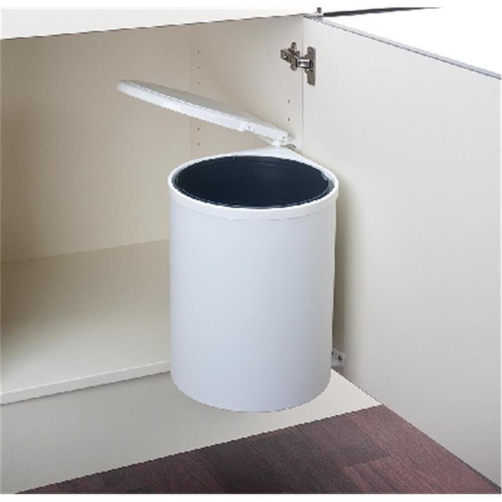 Wesco Rondo 5, Abfallsammler hinter Drehtür, weiß online kaufen