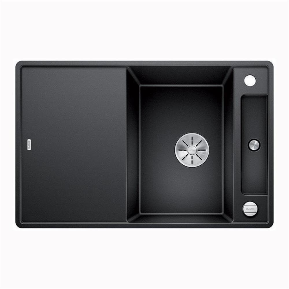 BLANCO Einbauspüle AXIA III 45 S-F Silgranit mit Glasschneidbrett, flächenbündig einbaubar ...