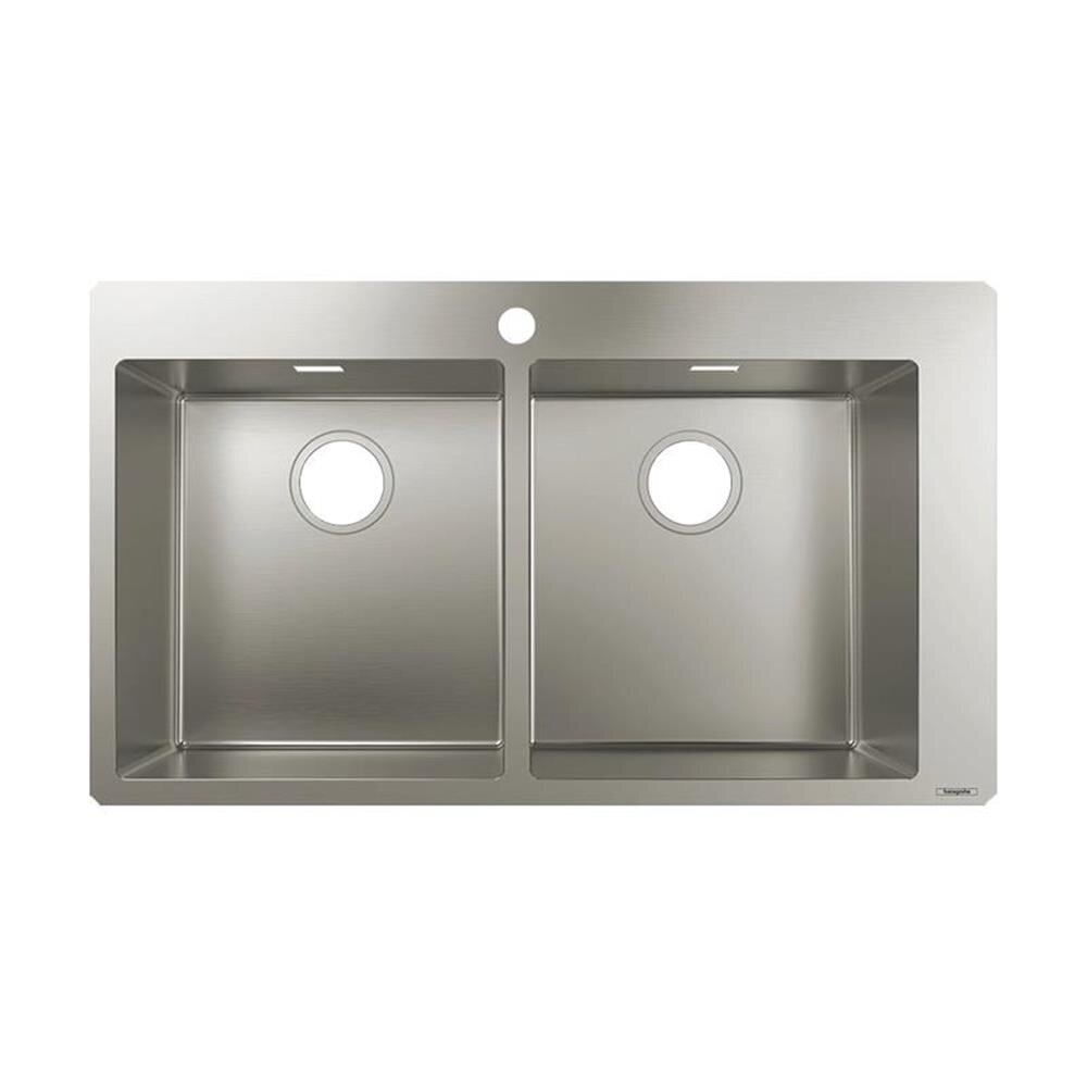 hansgrohe Einbauspüle 370/370 S711-F765 | Edelstahl online kaufen