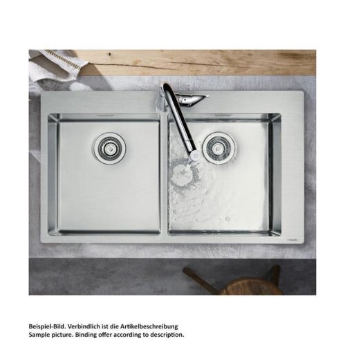 hansgrohe Einbauspüle 370/370 S711-F765 | Edelstahl online kaufen