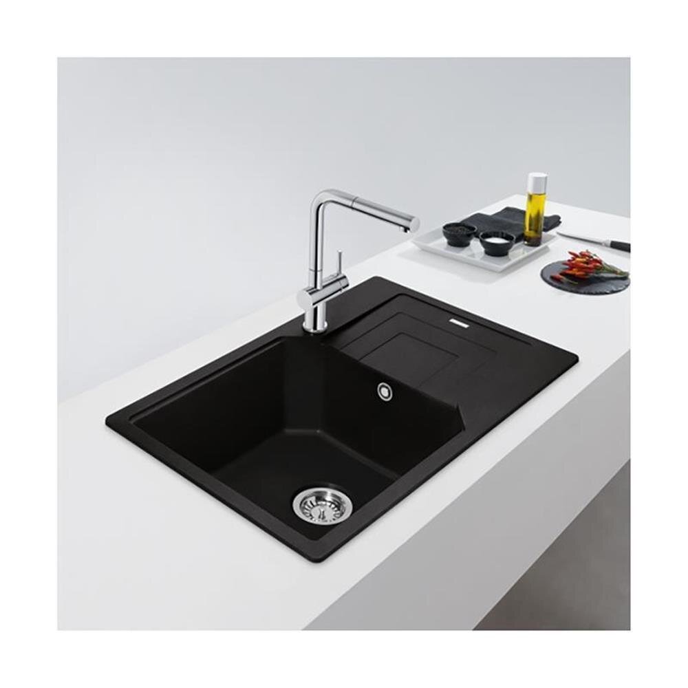Franke Einbauspüle Urban UBG 611-78 XL Fragranit Black Matt - Black ...
