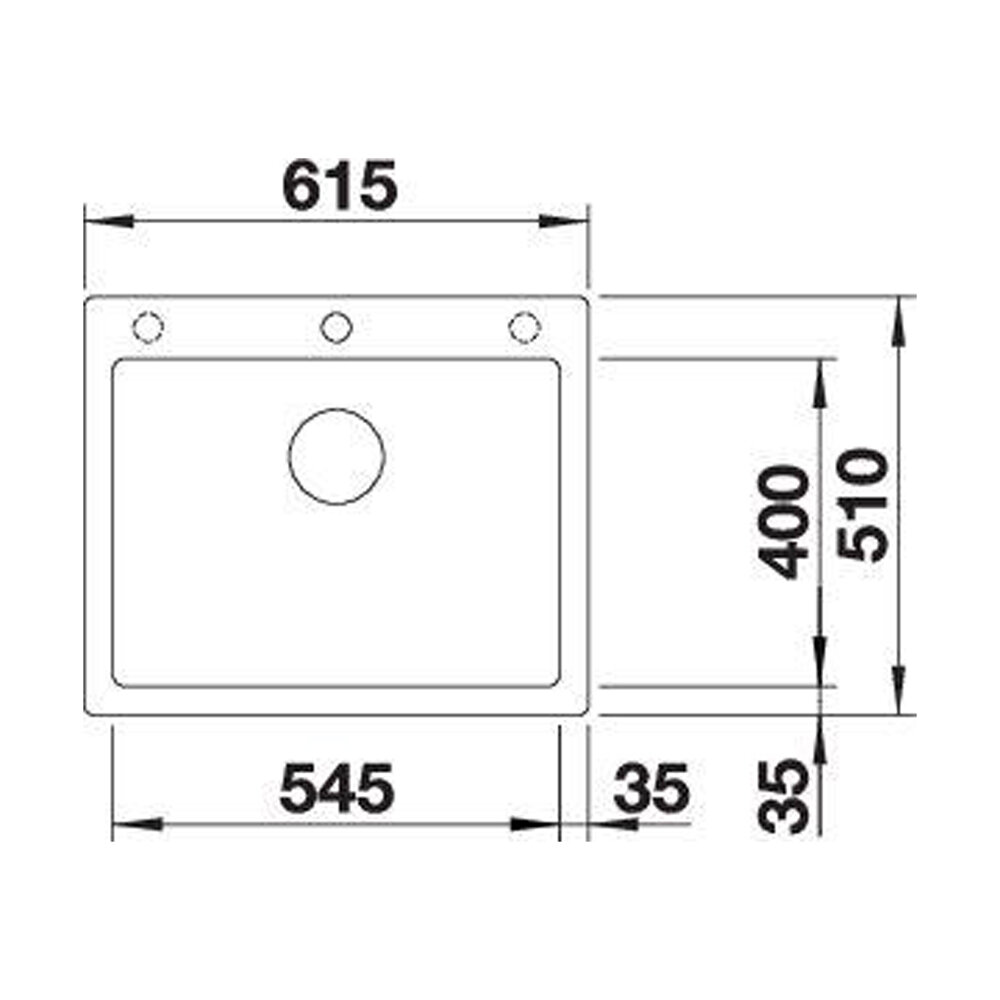 BLANCO Einbauspüle PLEON 6 Split Silgranit | InFino Ablaufsystem | ohne ...