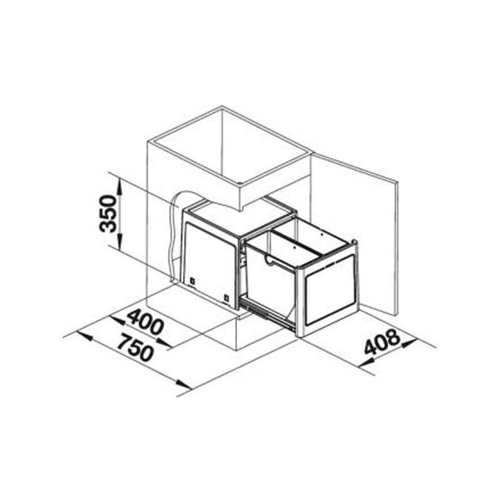 BLANCO Abfallsammler BOTTON Pro 45/2 Automatic online kaufen